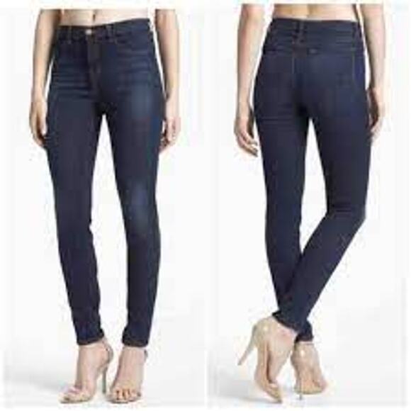 J Brand | Jeans | J Brand Maria High Rise Skinny Jeans In Starless Dark ...